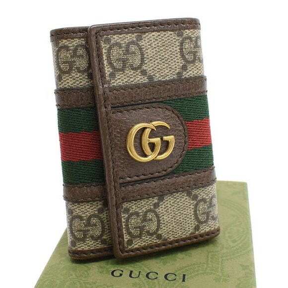 Gucci | Accessories | Gucci Gg Supreme Ophidia Key Case | Poshmark